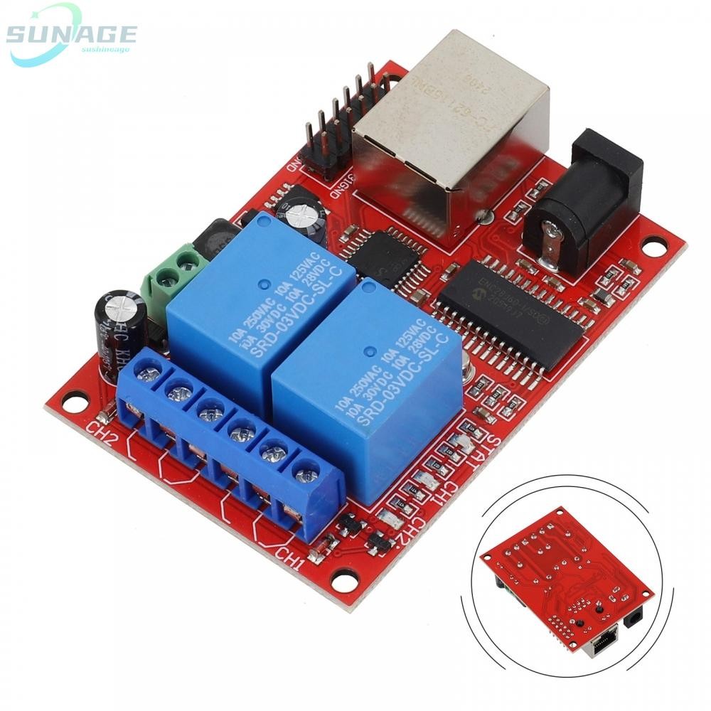 Ethernet Relay Board for Network Control with Dual Switching Capabilities | Shopee Singapore