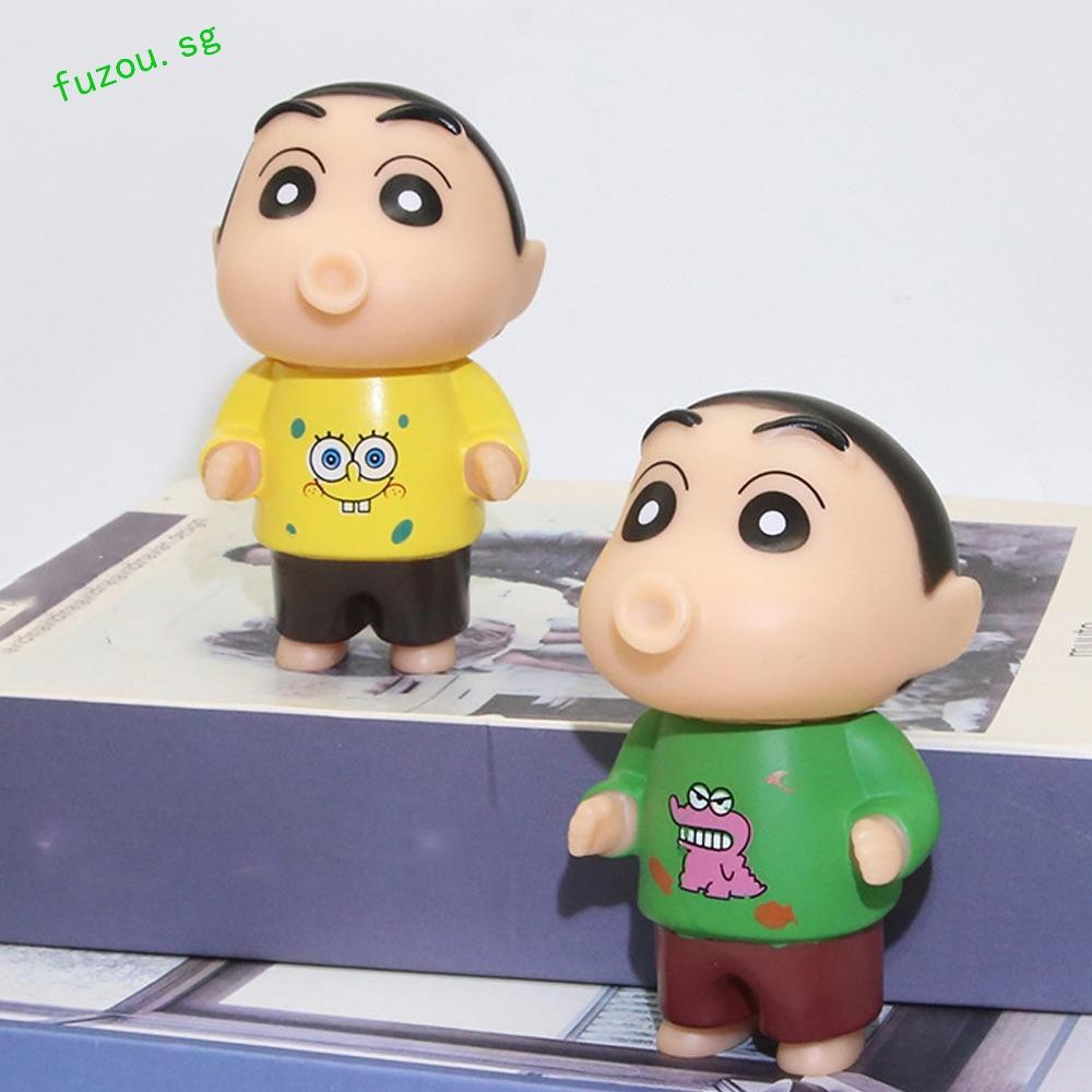 FUZOU Shinnosuke Nohara Figure, Pout PVC Statue Crayon Shin-Chan Figure ...