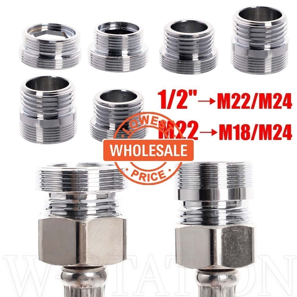 [Wholesale Price] 1/2'' Male Faucet Adapter Turn M22 M24 - 22mm Male To ...
