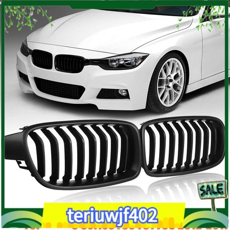 TI 】F30 Grill, Front Hood Kidney Grille Grill For-BMW 3 Series F30 F31 ...