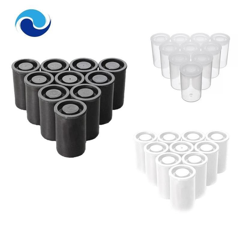 100PCS Plastic Empty Film Canister Camera Reel Container Storage Case ...
