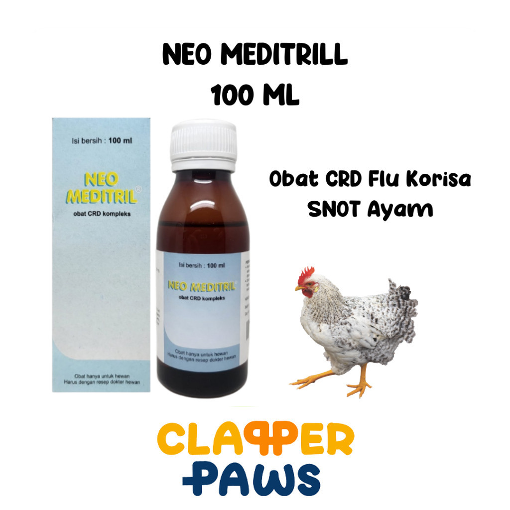 Neo MEDITRIL100 ml Medicine CRD FLU KORISA SNOT Chicken Bird MEDION ...