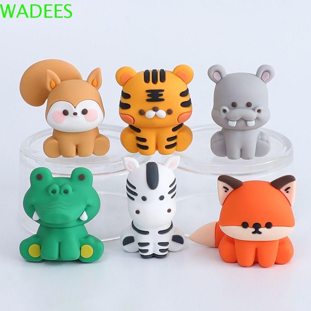 WADEES Animal Theme Cake Topper, Soft Rubber 3D Lion Monkey|Cake Topper ...