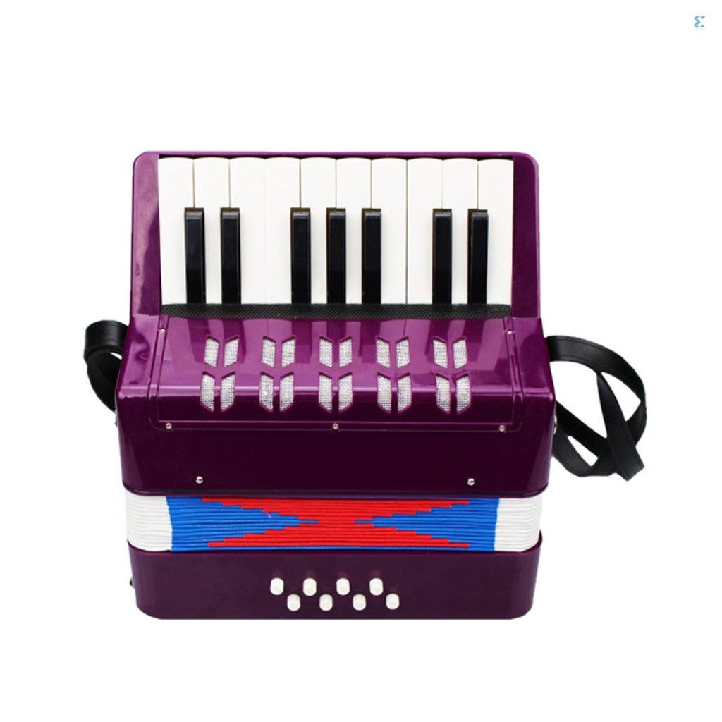 Kids Children Accordion 17-Key 8 Bass Mini Small Accordion Educational ...