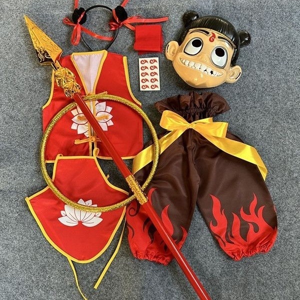 June 1st Nezha Costume Nezha the Magic Child Descends Same Style Anime ...