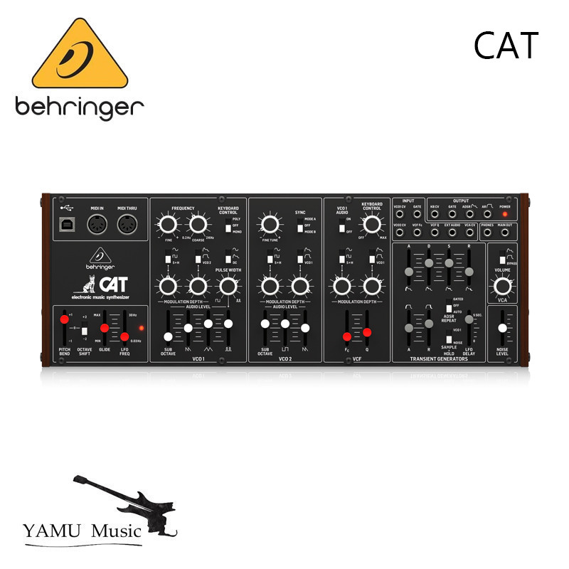 Behringer CAT Legendary Duophonic Analog Synthesizer with Dual VCOs, 4 ...