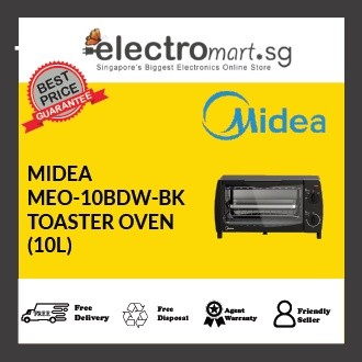 MIDEA MEO-10BDW-BK TOASTER OVEN (10L) | Shopee Singapore
