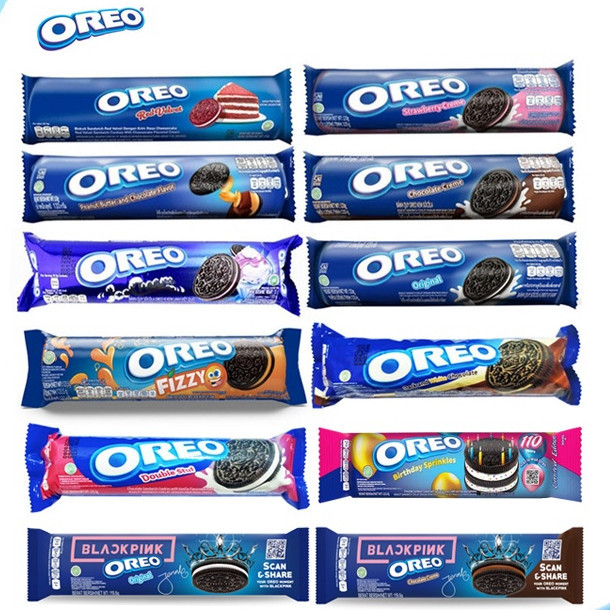 Oreo Regular Vanilla Biscuits 133gr 119.6gr Oreo Original Oreo ...