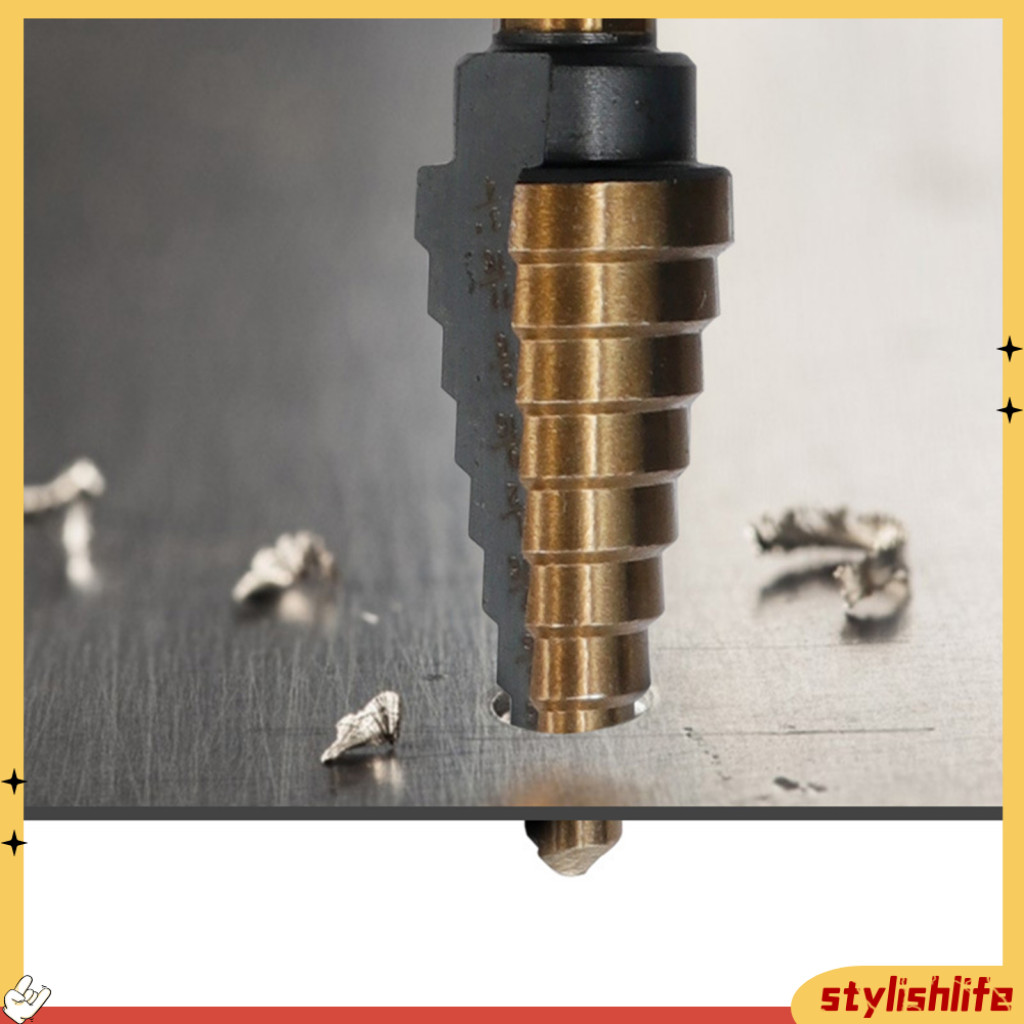 [stylishlife] Specialist Metal Drill Bits Multi-size Drill Bit Set 5pcs ...