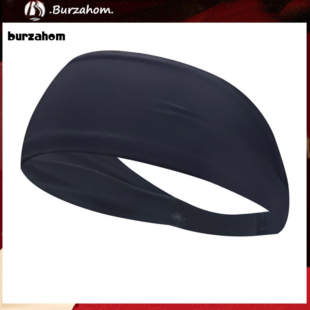 Bur Solid Color Sweat Absorbing Sports Headband Quick Drying Double