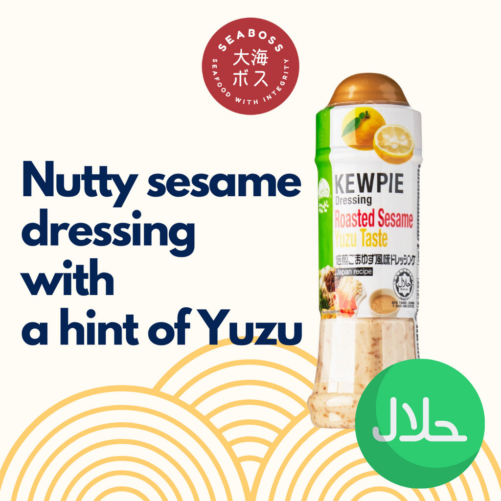 Kewpie Roasted Sesame Yuzu Dressing (HALAL) 210ML | Shopee Singapore
