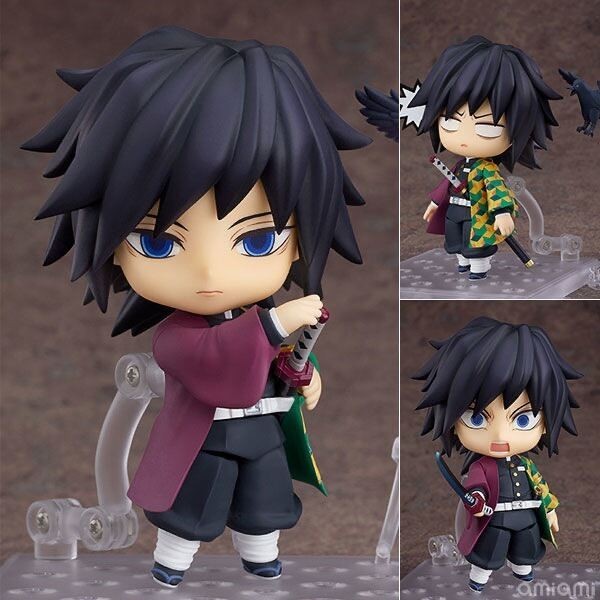 Nendoroid 1408# Demon Slayer Giyu Tomioka 10cm Water Hashira PVC Figure ...