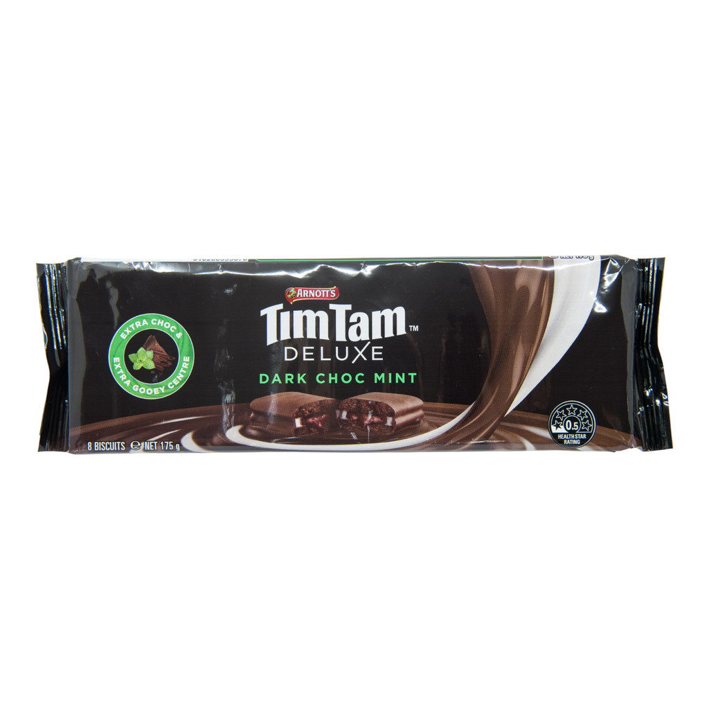 Arnott's Tim Tam Deluxe Dark Chocolate Mint, 175g | Shopee Singapore