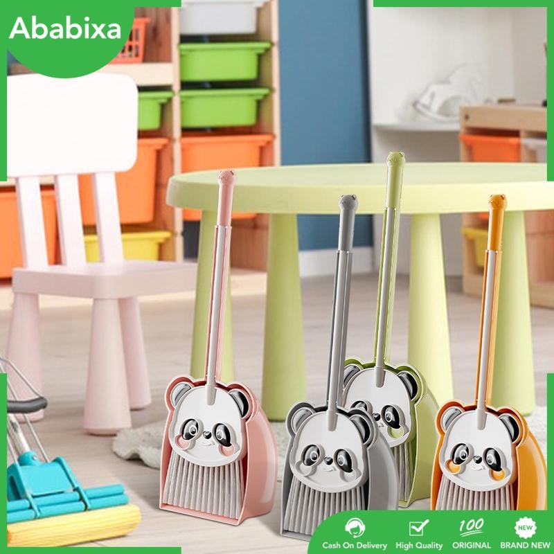 [Ababixa] Mini Broom with Dustpan Broom Set Early Learning Pretend Play ...