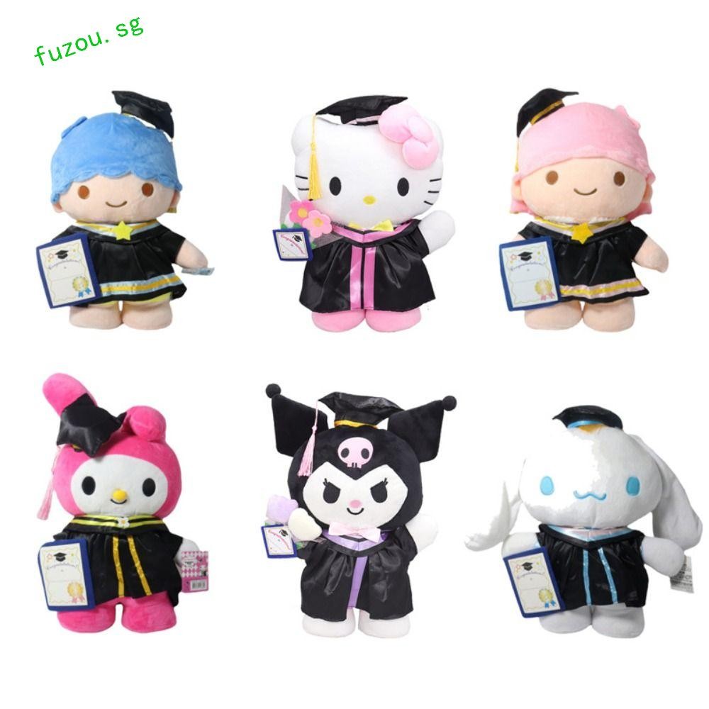 FUZOU Graduation Season Plush Doll, Soft My Melody Kuromi Graduation ...