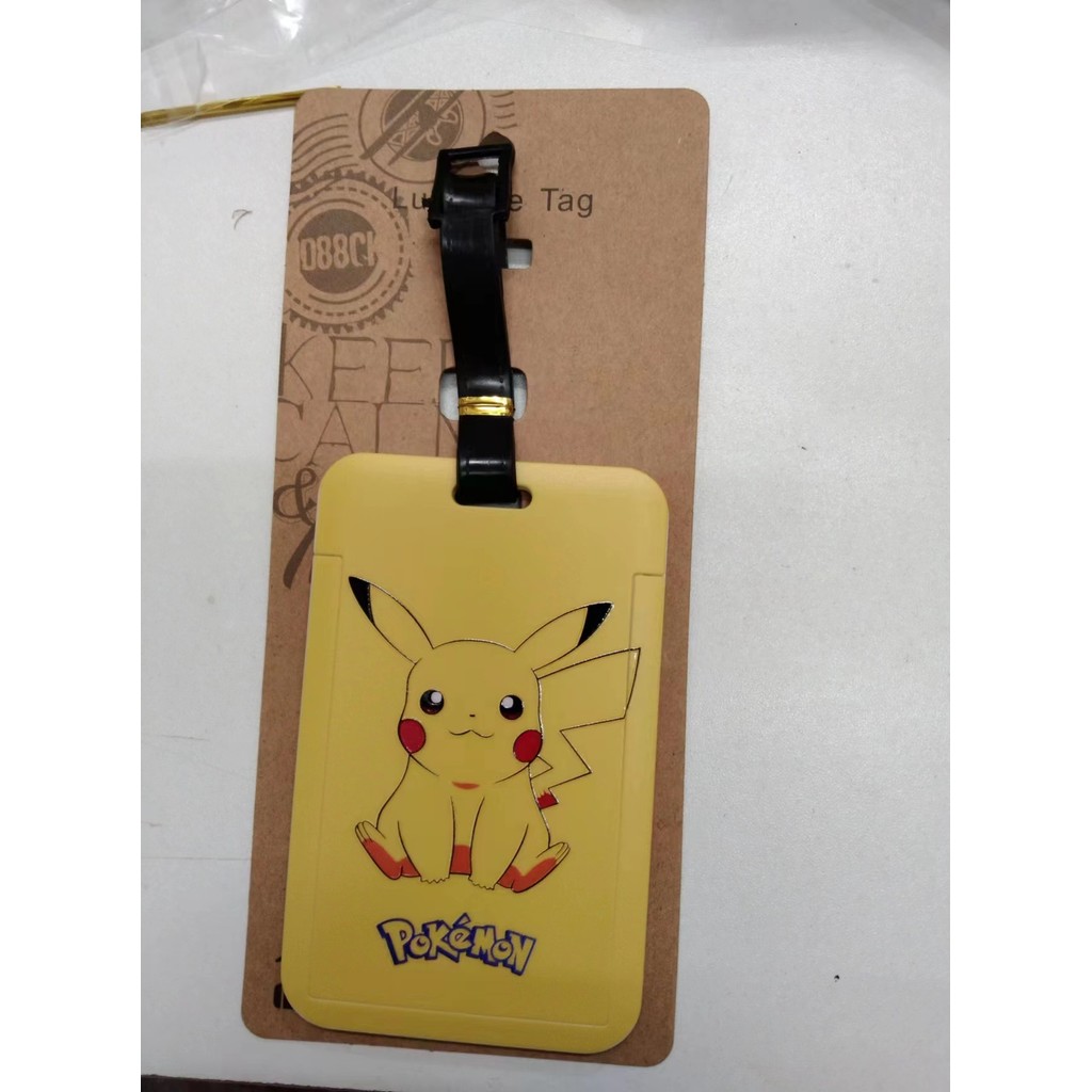 Travel Essential Boarding Pass Tow Pass Pokemon Pikachu Hard Shell ...