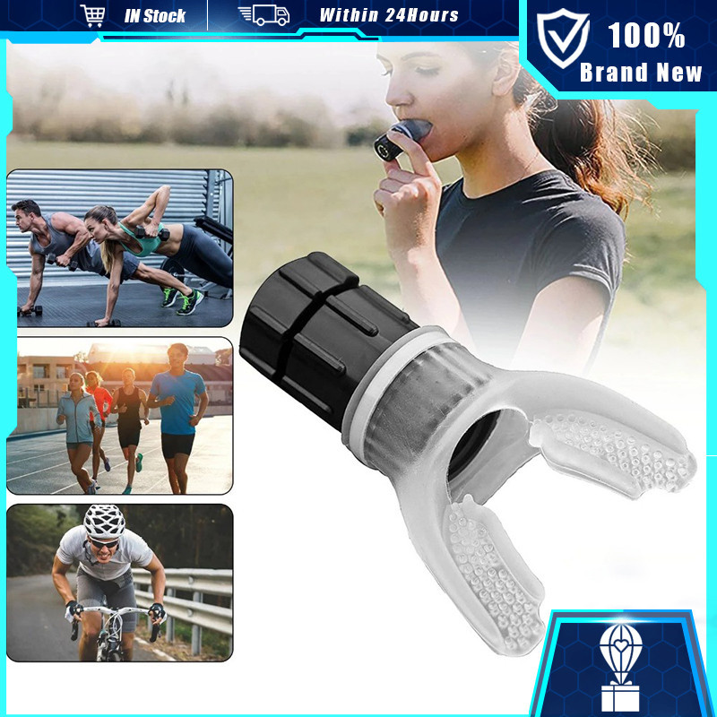 Silicone Breath Trainer Lung Fitness Trainer Deep Breathing Exercise ...