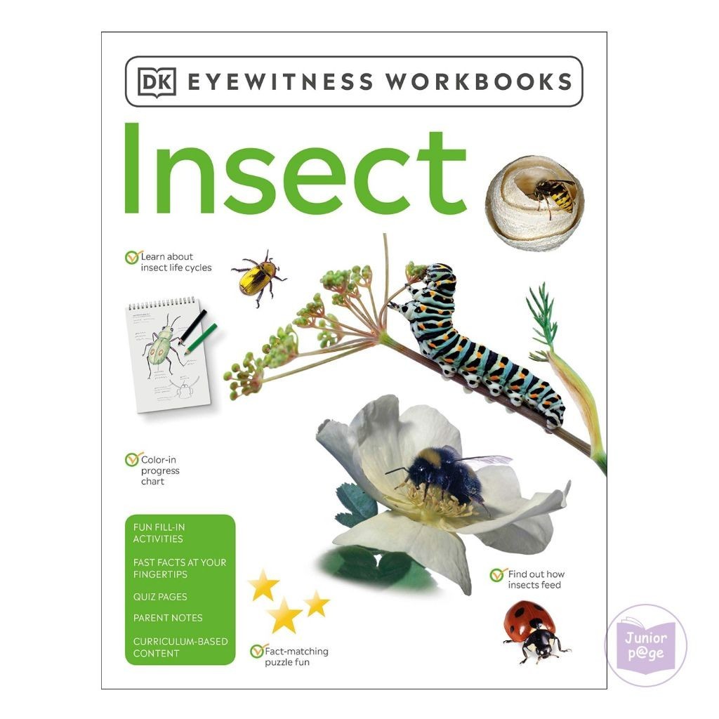 DK Eyewitness Workbooks Insect (Book with dot marking) | Shopee Singapore