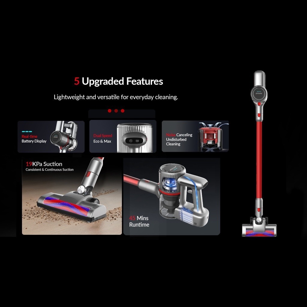 Airbot Supersonics 3.0 / Aura - Cordless Handheld Stick Vacuum Cleaner ...