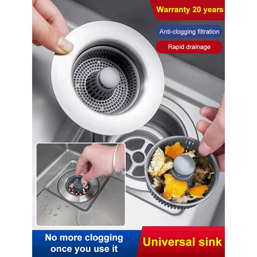 【HOT SALE】[Anti Odor/Non Clogging]Metal Pop-Up Bounce Core / Basin ...