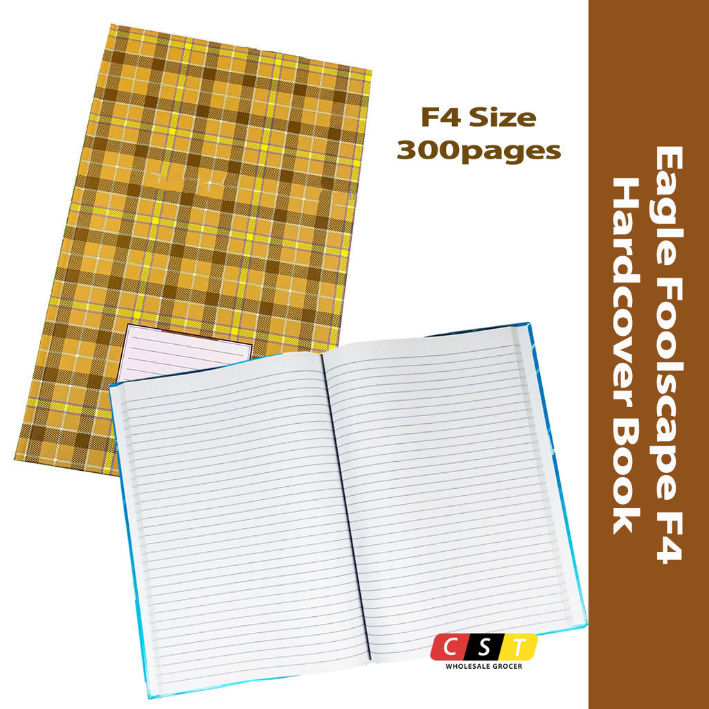 Eagle 300pgs F4 Hard Cover Foolscap Exercise Books (1 Book) | Shopee ...