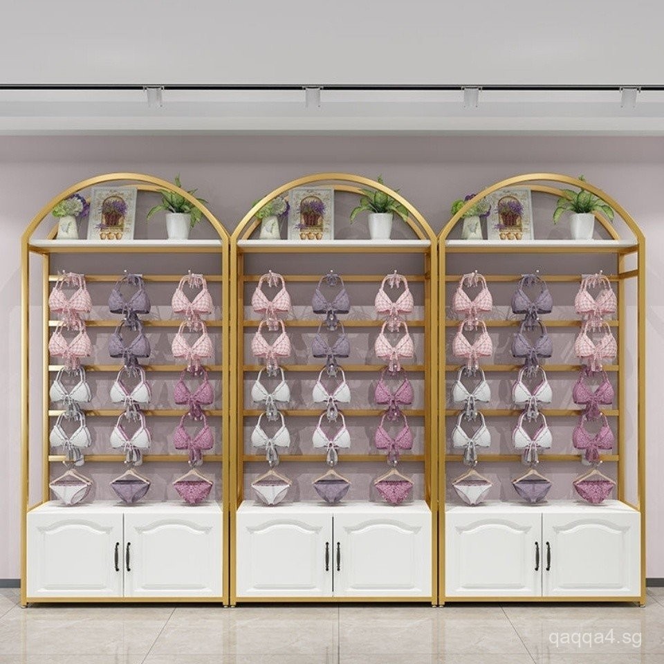 Lingerie Store Shelf Bra Display Rack Floor-standing Panty Display Rack ...