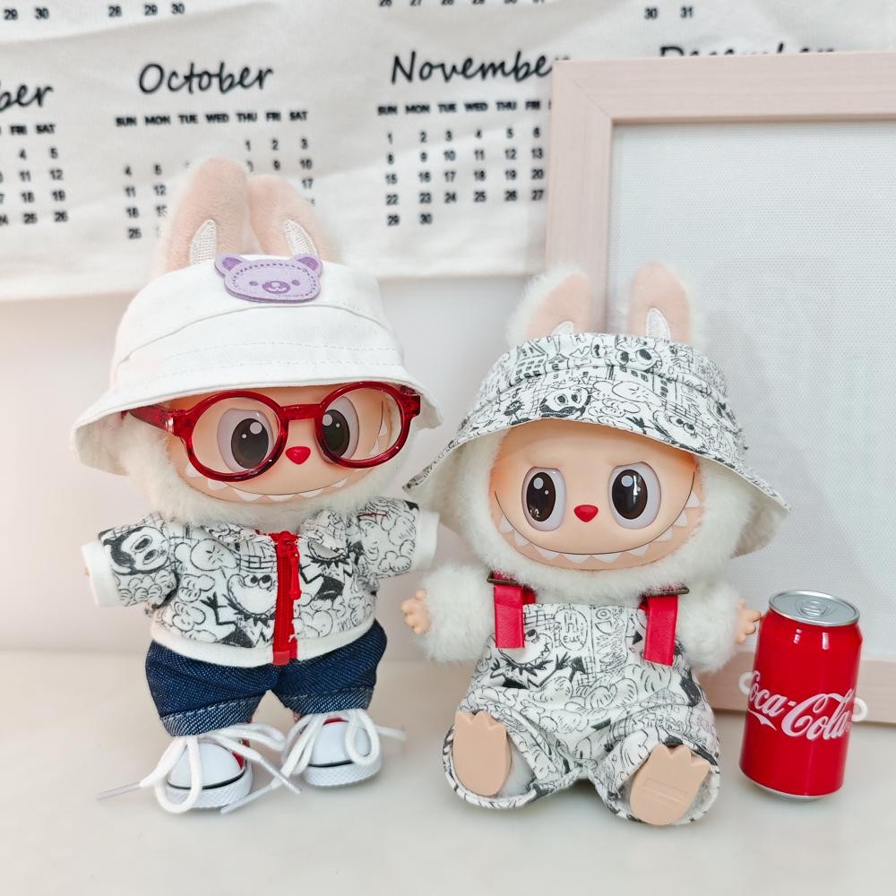 labubu Coca-Cola clothes, Graffiti Overalls and Hats, Suitable for ...