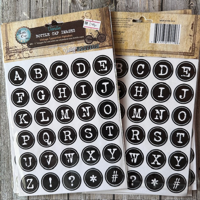 Bottle Cap Inc. - 1 inch Bottle Cap Images - Vintage Typewriter ...