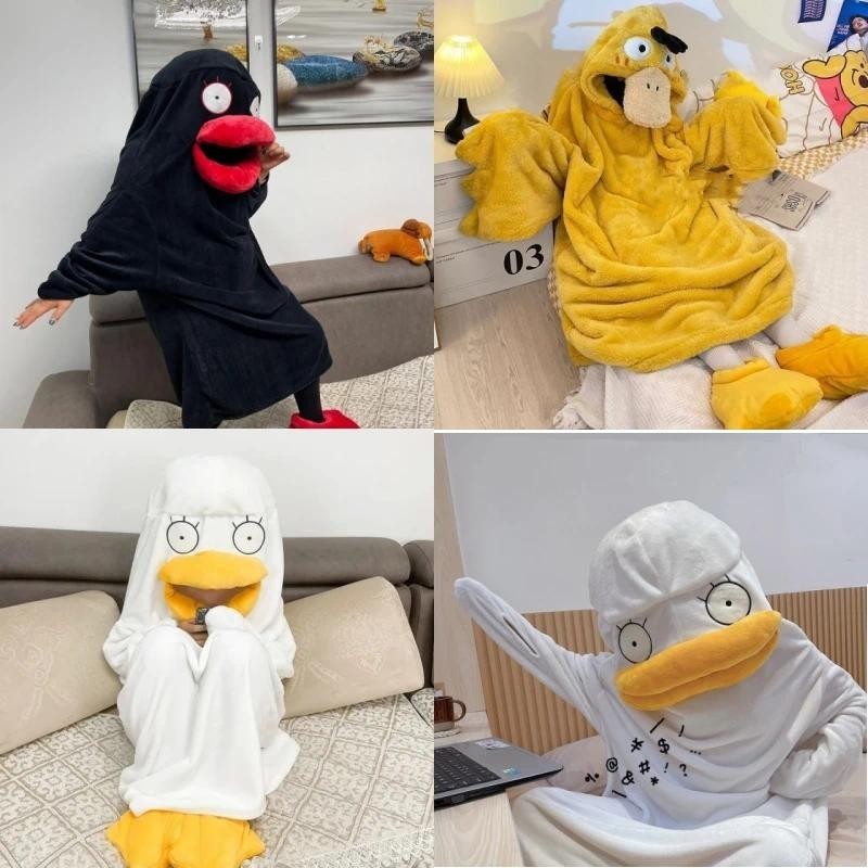 Anime Gintama Cosplay Homewear Elizabeth Duck Kigurumi Pajamas Costume ...