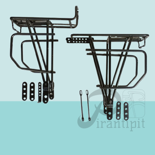 HITAM Pannier Rack TOURING Bicycle Rack MTB Front Rear TOURING Luggage ...