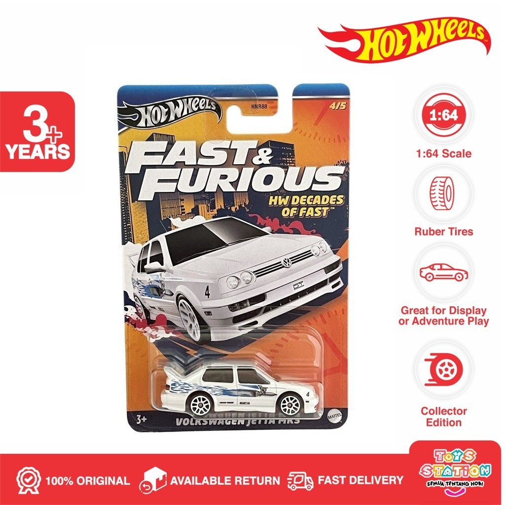 Hotwheels Fast & Forius Hw Decades Of Fast Volkswagen Jetta Mk3 ...