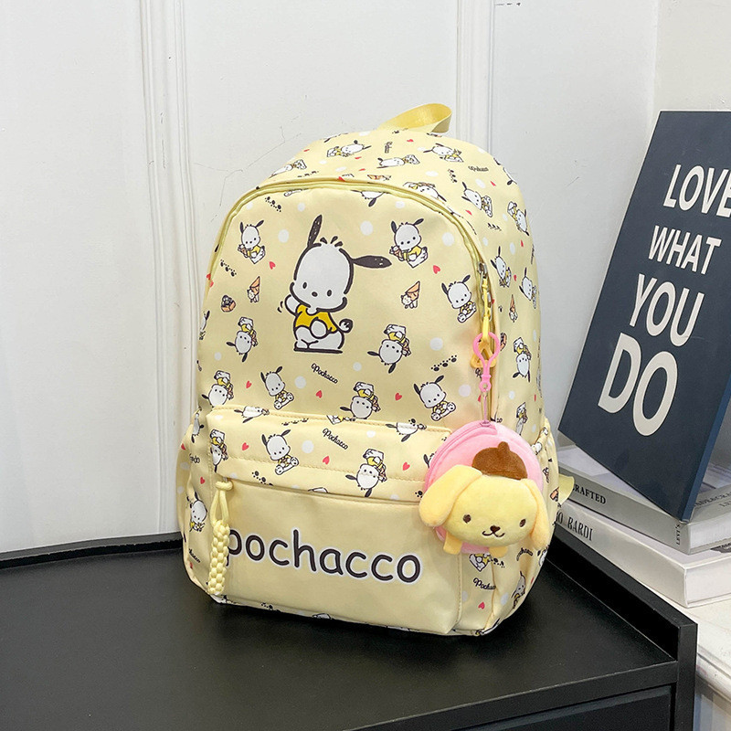 Sanrio Kuromi Purin Cinnamoroll Melody HelloKitty Trendy Backpack ...