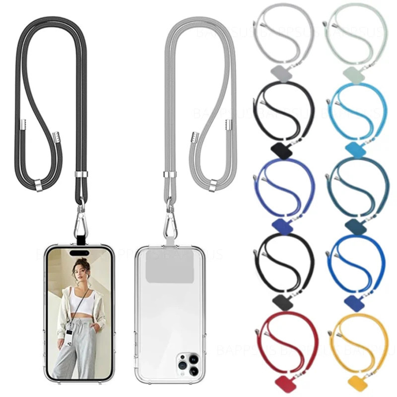 Mobile Phone Lanyard Card - Adjustable Hanging Rope - Crossbody Neck ...