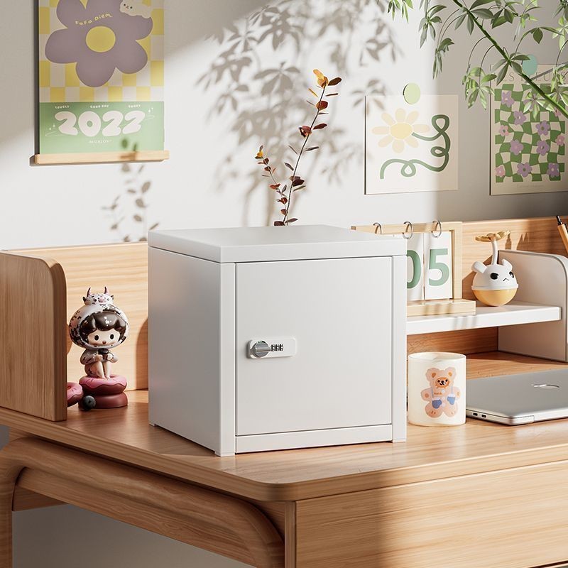 New Home Small Iron Locker Household Desk Storage Cabinet Storage Small ...