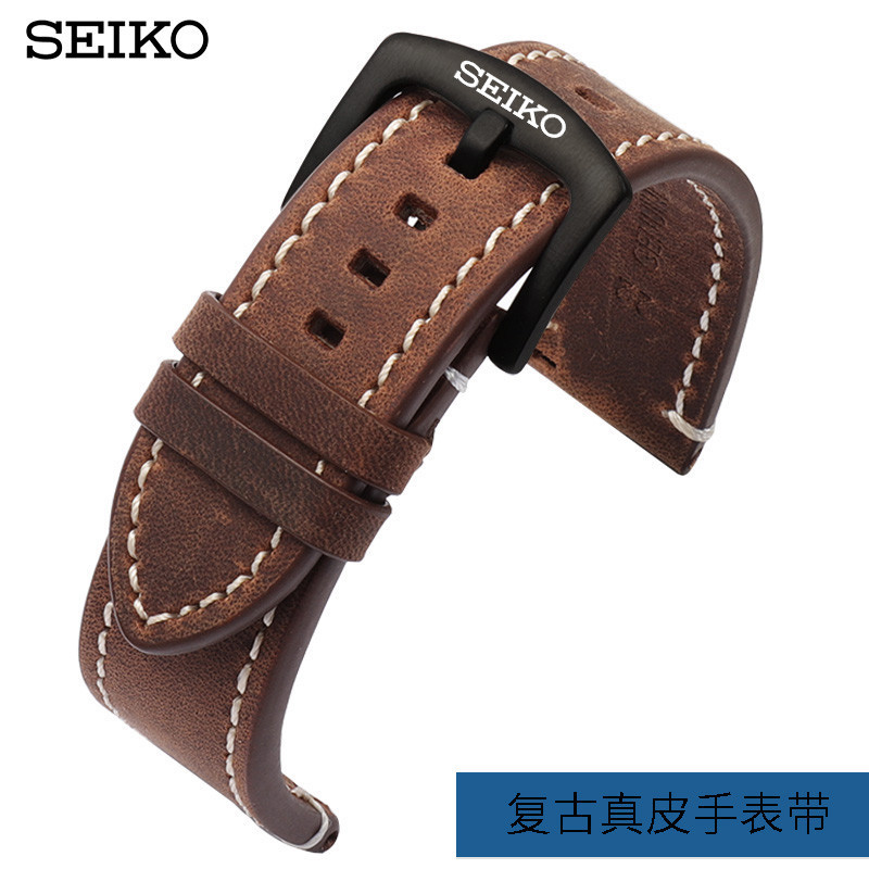 Ready Stock Watch Strap Seiko SEIKO No. 5 Genuine Leather Strap ...
