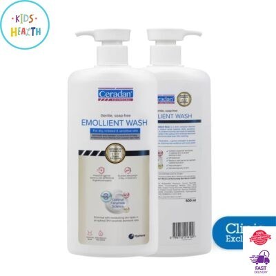 Ceradan Advanced (Octenidine 0.1%) Emollient Wash 500ml | Shopee Singapore
