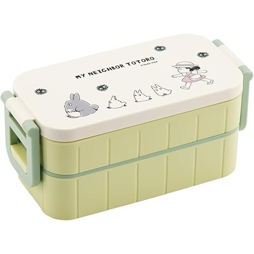 Skater Bento Box 600ml Antibacterial 2-tier Ladies My Neighbor Totoro Gyosho Studio Ghibli Made ...