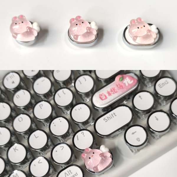 keycaps custom keycaps Ctrl/tab/esc Unique Keycap Bunny Cross Axis ...