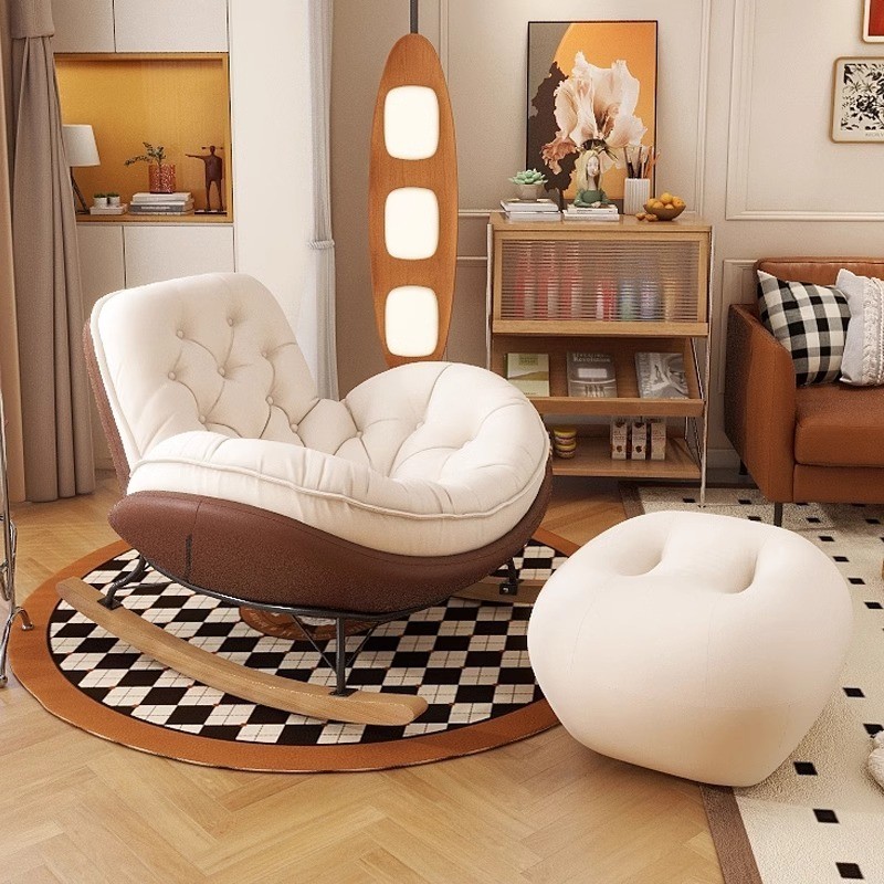 Living Room Rocking Chair Sleeping Adult Balcony Leisure Chair Subnet ...