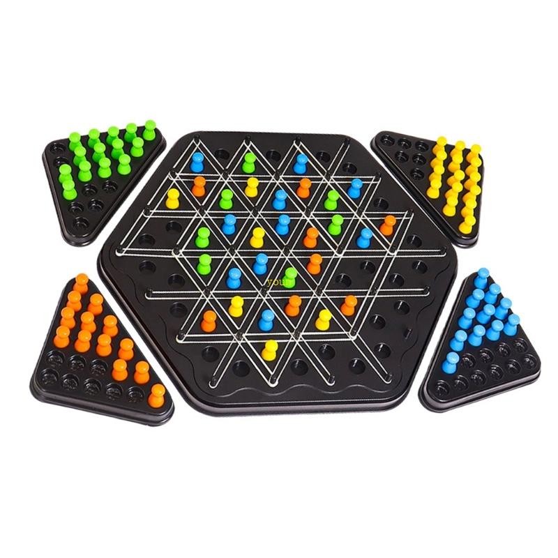 youn Family Chain Triangles Chess Game for Kids and Adults Interactive ...