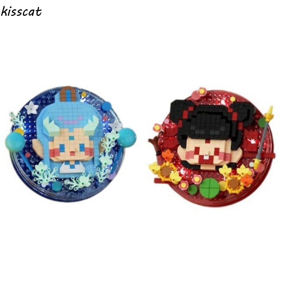 KISSCAT Nezha Model Building Blocks, Anime Peripheral Badge Nezha ...