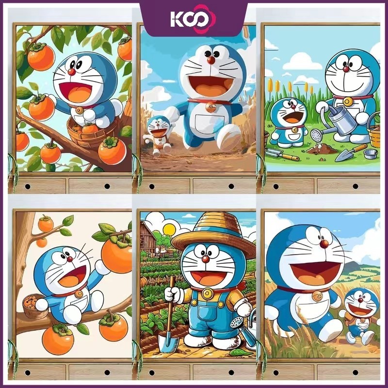 [KS] Doraemon 5d Diamond Painting Full Diamond Living Room PasteDiamond ...
