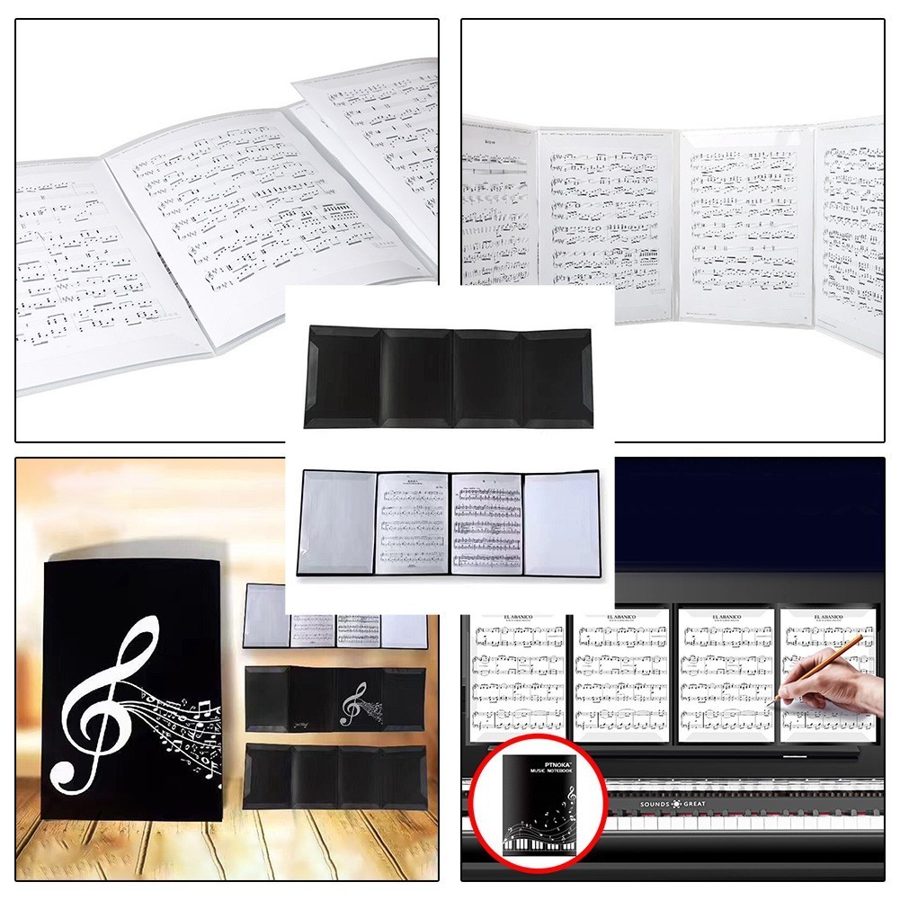 (DEAL) A4 Piano Score Holder Music Book Clip Sheet Note Document Folder ...