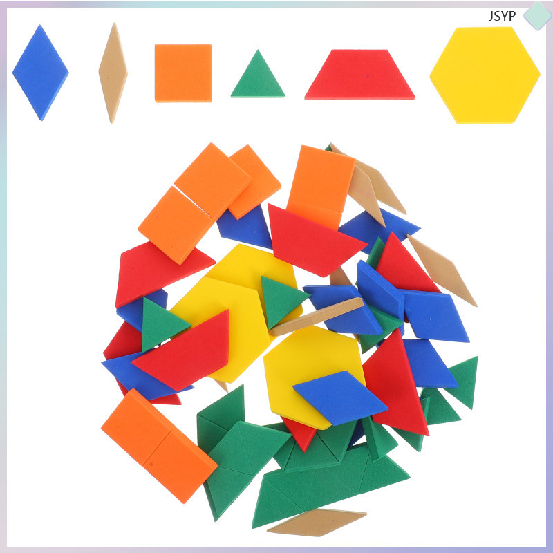 🎒 64Pcs EVA Foam Construction Blocks in Various Colors for Kids’ Home ...