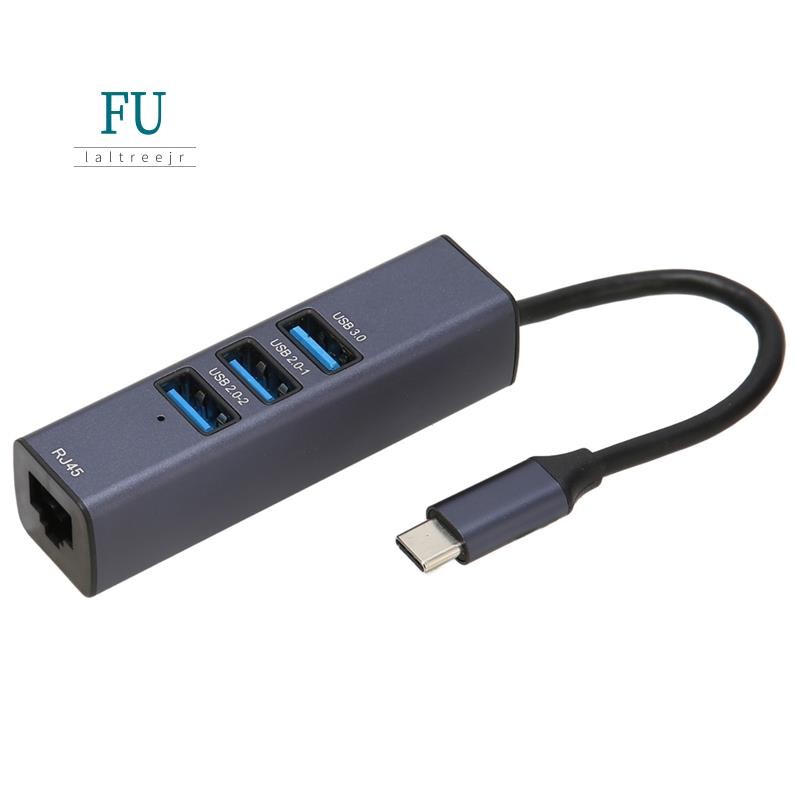 USB C to Ethernet Adapter RJ45 Gigabit Ethernet Port 4 in 1 USB C Hub ...