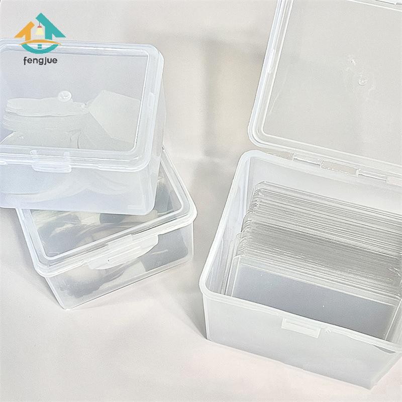 fengjue Photocards Storage Box Transparent Stickers Korea Idol Card ...