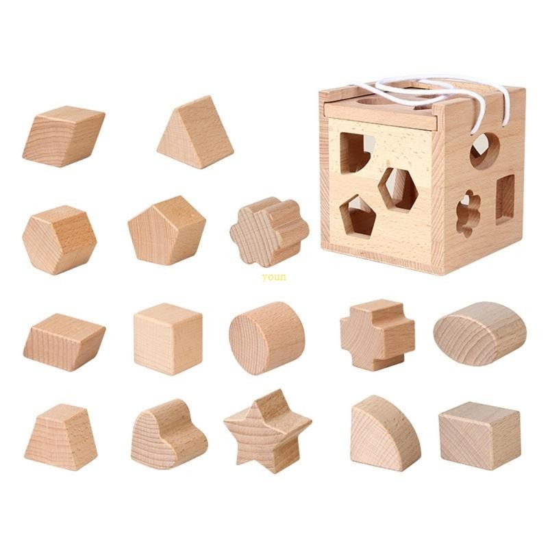 youn Box Toy Educational Mathematics Toy Shape Matching Game | Shopee ...