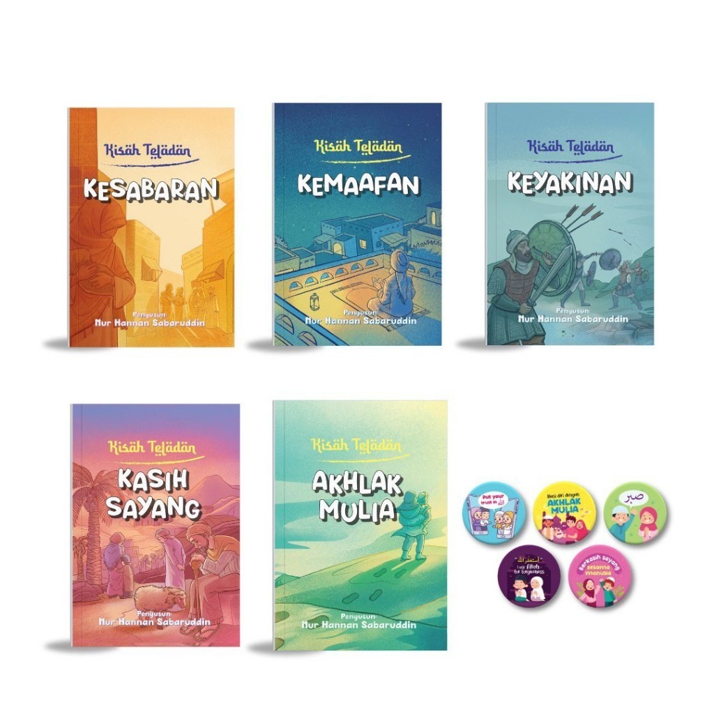 Aras Mega: Teladan Story Series (5 Series)+FREE Button Badge (FREE ...