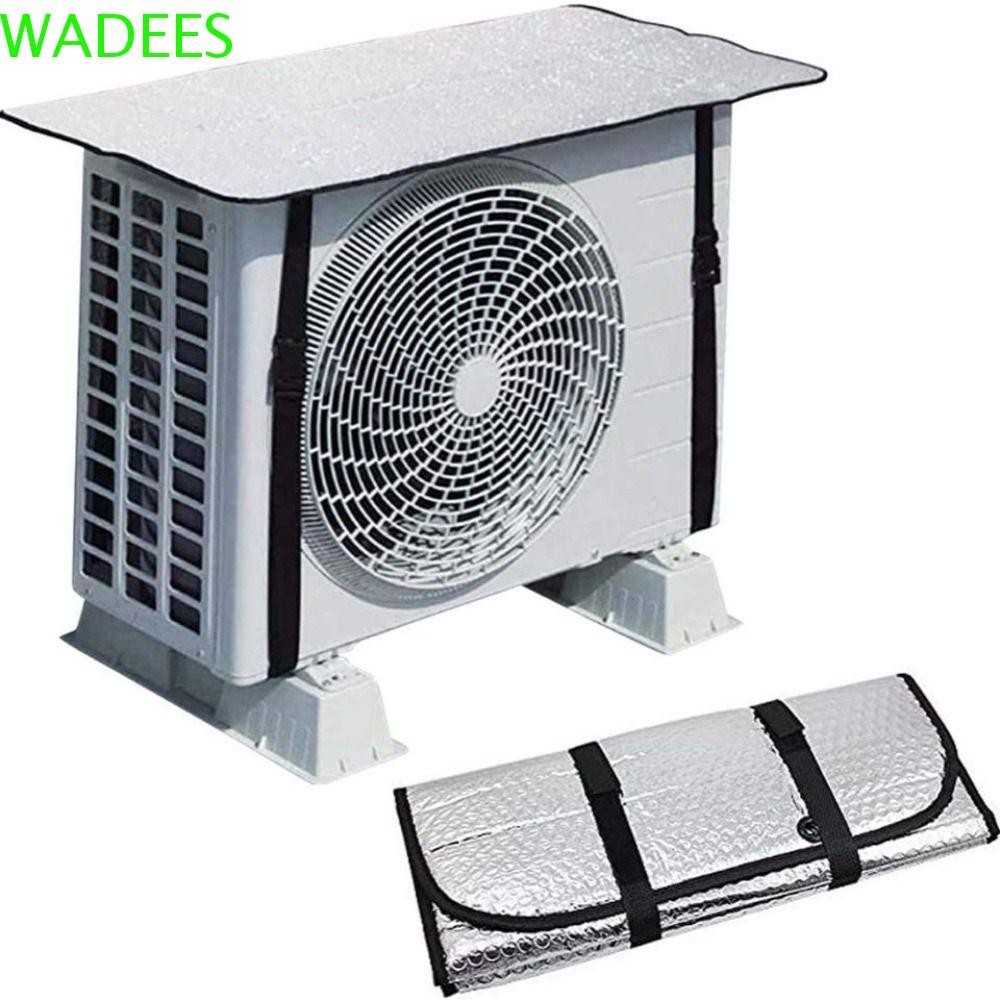 WADEES Air Conditioner Cover Anti-Snow Insulated Waterproof Anti-Dust ...