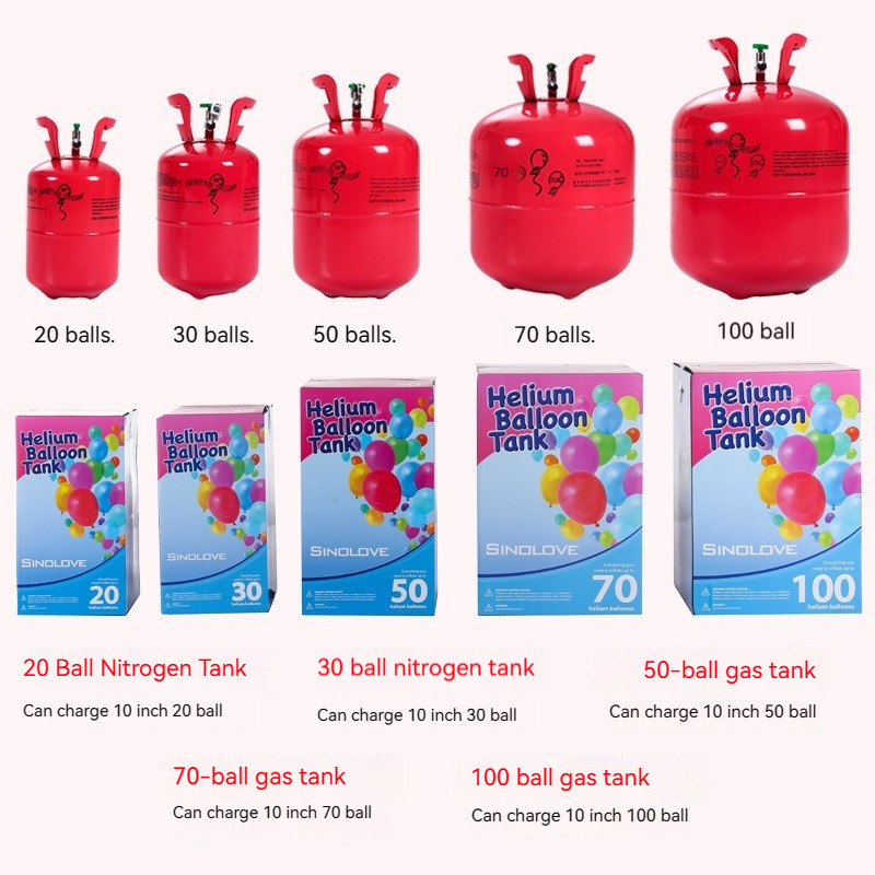 Helium Tank//20/30/50/70ball/Disposable Balloon Gas Tank/Helium Gas ...